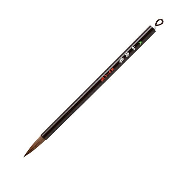 商品サイズ 約9径*220mm 穂の規格 6号／ 軸径 約9mm 穂の形状 中鋒／ 穂の長さ 約34mm 弾力 やや硬め 主原毛 馬毛、羊毛、狸毛文房具・オフィス用品:学習用品:書道用具:書道筆