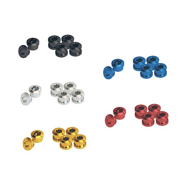 ギザ チェーンリング フィキシングボルト シングル用 5個セット ブラック(YCK00400)スポーツ&amp;アウトドア/自転車/自転車パーツ/チェーンリング