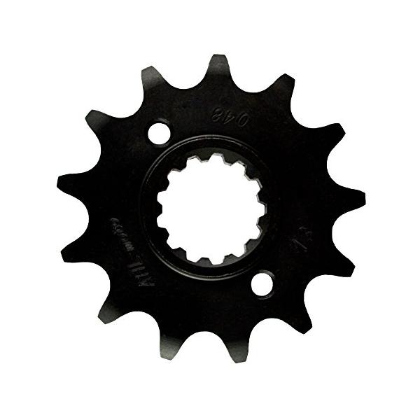 タイプ ：フロント用 ；歯数[丁数] : 13Tチェーンサイズ: 520 ；素材 : 浸炭鋼高品質な浸炭鋼製を採用し、更に熱処理を行い、耐久性を高めています。100%新品で、OEM仕様に厳密に準拠し、オートバイに良好な作業状態を保証する適用...