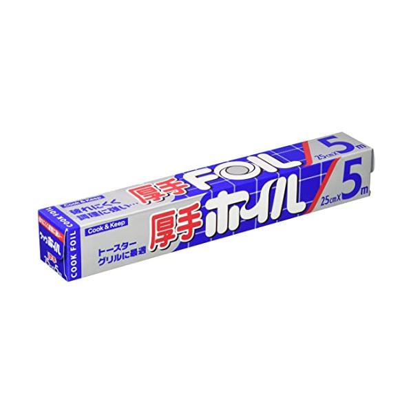 商品サイズ：約幅25cm*長さ5m商品重量：90ｇ素材：アルミニウム箔生産国：日本2022年3月31日をもちまして三菱アルミの日用品事業は会社分割により子会社であるエムエーパッケージングへ移行いたしました。メーカー名は変わりますが、商品自体...