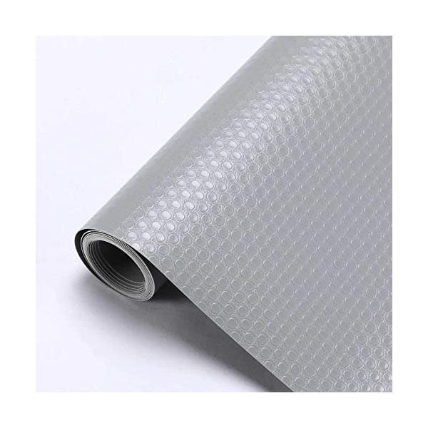 製品仕様  *サイズ：[1ロール]45cmx2m *カラー：グレー ノンスリップ加工  滑り止めデコボコ加工。食品と直接触れても安心なEVA素材製。 汚れに強い、防錆設計  油汚れもサッとひと拭き。安心の防水仕様で、汚れも綺麗に拭き取れる。...