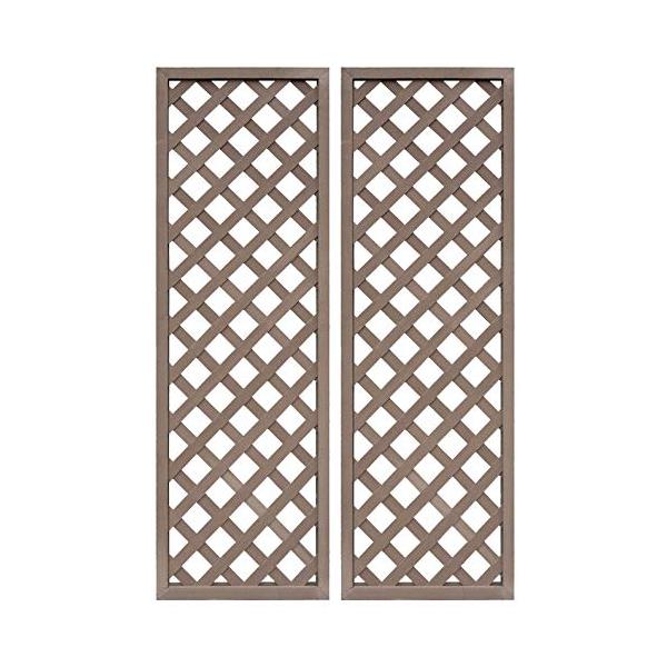 外寸法:幅600mm * 奥行35mm * 高さ1750mm製品重量:6kg材質:人工木色:ダークブラウンDIY・工具・ガーデン/ガーデン/農業・園芸用資材/ラティス