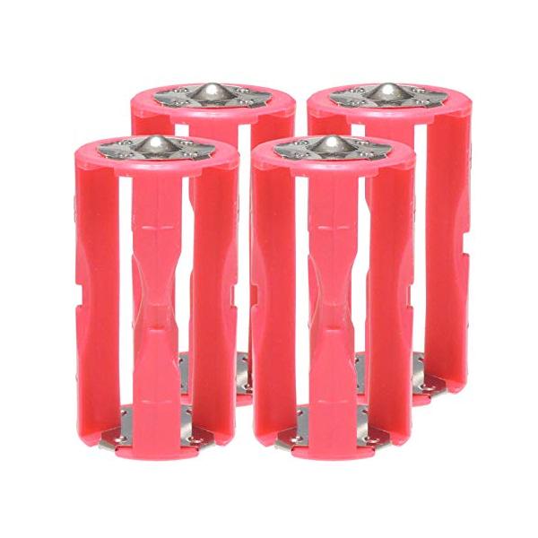 単4形電池を1本〜4本入れることが可能です。単4電池1本だけ入れると、単2電池を軽くすることができます。重さ: 6g家電＆カメラ:電池:スペーサー