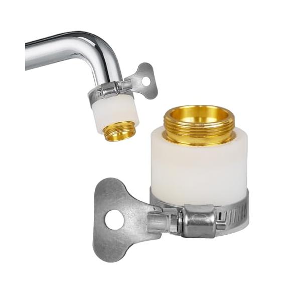 優れた素材： 高品質のゴムとステンレス製ハンドルを使用し、M22ねじは銅製で耐久性と信頼性を確保しています。幅広い適用： 直径13mmから23mmの水栓に適用され、一般的なほとんどの型式に対応し、水栓と完璧に合うことを保証します。簡単な取り...