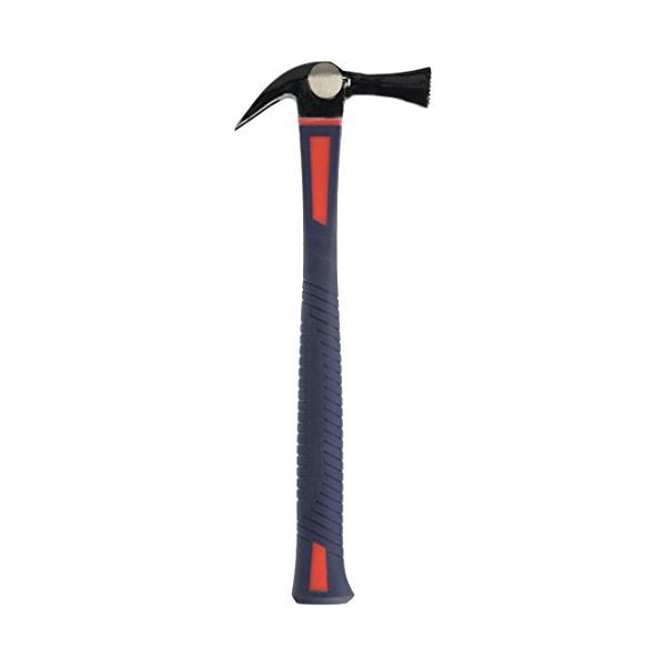 高い場所・狭い場所の釘打ちなど仮枠作業に*材質*ハンドル:グラスファイバー*ABS*TPRDIY・工具・ガーデン/大工道具・用品/ハンマー・くぎ抜き工具/ハンマー・かなづち/釘抜き付ハンマー