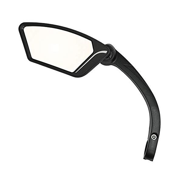 メカウ (MEACHOW) 自転車 バックミラー ラウンドガラスミラー type Curved (シルバーミラー, 左)スポーツ＆アウトドア/自転車/自転車アクセサリ/ミラー