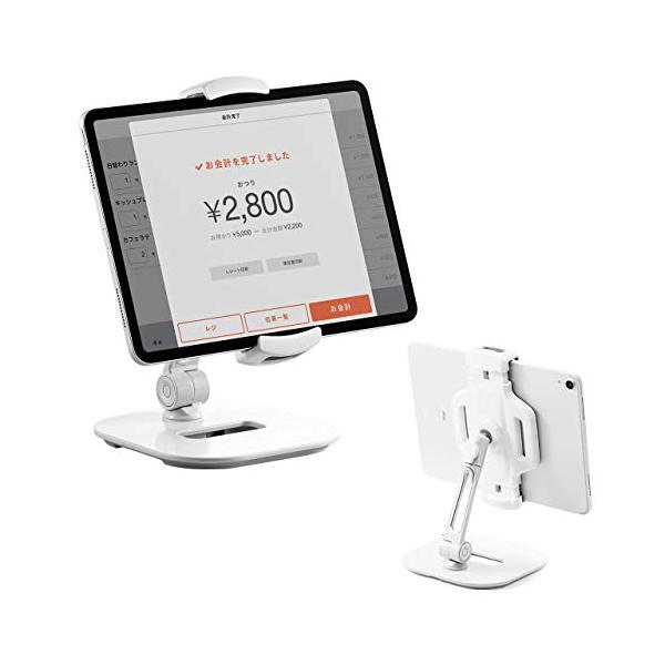 6*13インチのタブレットを設置できるタブレットアームスタンドです。ホルダー部分は伸縮可能でバネの力でしっかり挟み込みます。 可動範囲148*225mmまで 回転・角度などの調整が可能です。関節部分は硬さ調整でき、調整範囲内であればお好みの...
