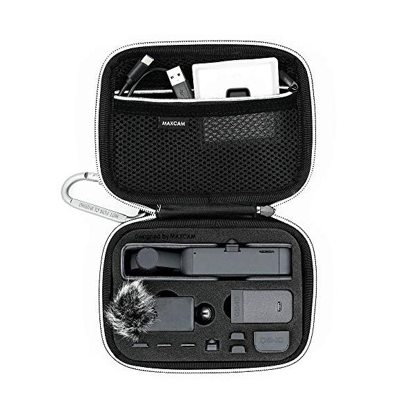 DJI POCKET 2 Creator コンボ 黒 用に特別に設計されています。注：ケースのみ、DJI POCKET 2とアクセサリーは含まれていません。より耐久性のある高密度素材で作られており、DJI POCKET 2を安全に保護します...