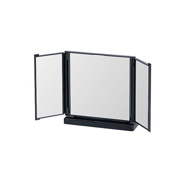 製品サイズ / 幅33*奥行8*高さ17cm(ミラーを広げた時)、幅18*奥行8*高さ17cm(ミラーを閉じた時)鏡面サイズ / 幅14.5*高さ15cm[中央面]、幅6.9*高さ14cm[側面]材質 / ABS樹脂、ミラー原産国 / 中国...