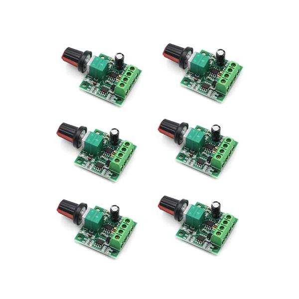 製品仕様 サイズ：約32 * 32 * 12mm 。最大連続出力電流：2A。入力電源電圧：DC 1.8 V-15 V。 速度調節 PWM コントローラーの速度制御スイッチは、速度を手動で調整可能で、低速から高速まで安定した制御が実現できます...