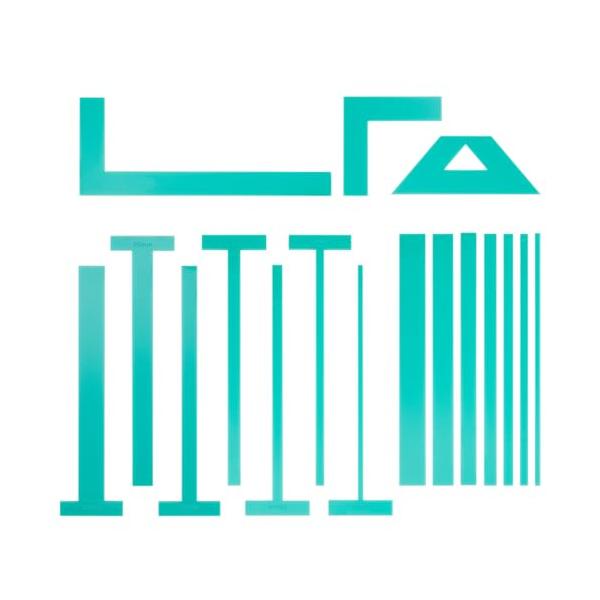 サイズ：アクリル製本スペーサーツール17個セットを含まれます。サイズ約: 59*248x5*149x2.5*3mmで、日常使用のニーズを満たすことができます。アクリル素材：バインディングツールは高品質なアクリル素材で作られており、耐久性があ...