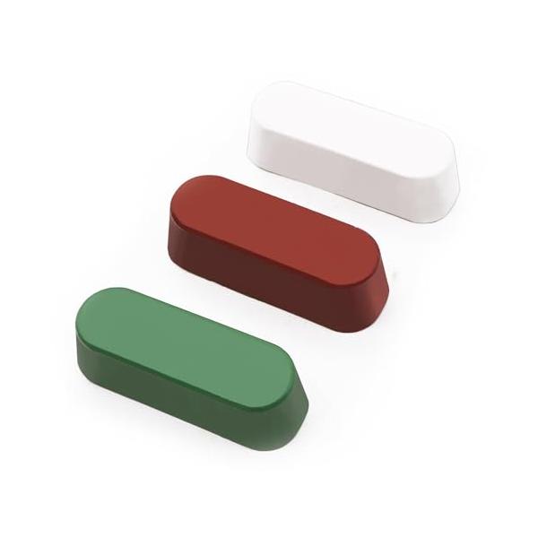 セット内容 バフ用研磨剤3個セット。重さ：30g 1個あたり 。 3段階研磨でプロ級の仕上げ 赤茶色 粗削り用 *ホワイト 中仕上げ用 *グリーン 鏡面仕上げ用 の3種類で、金属表面を段階的に徹底研磨。最高の光沢と滑らかさを実現します。 効...