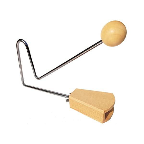 ビブラスラップ、1個です。バンドの演奏、演劇や演歌などの特殊音としてカーというビブラートがついた音を出す打楽器です。特殊な音を奏でるので、楽曲でインパクトを付けたいときにお使いいただけます。演奏は誰でも同じ音が出せるので、小さなお子様でも音...