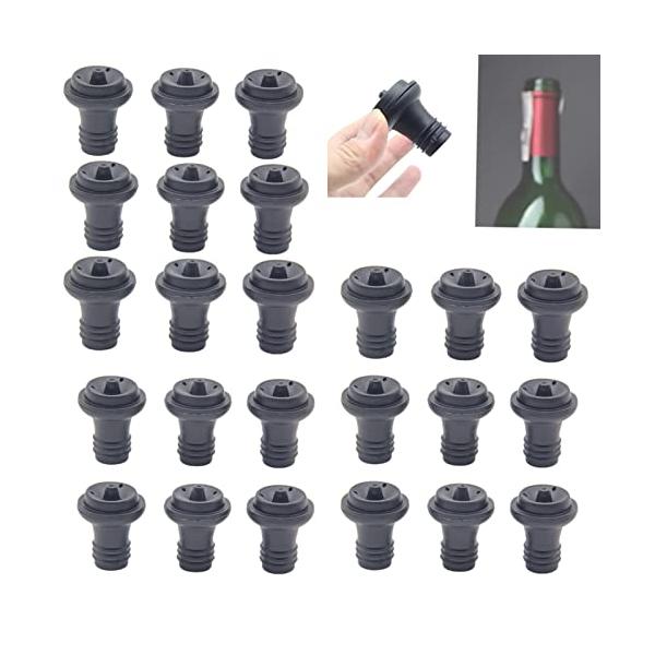 [ワインボトルストッパーがフレッシュに保つ] ワインセーバーストッパーは、細菌や酸化プロセスから保護し、次回の使用までワインを新鮮でおいしく保ちます! キャップはシリコンベースなので、異なるボトルタイプにフィットし、ビールボトルの立ち上げに...