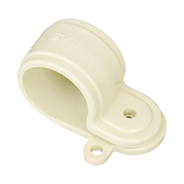 PF管片サドル色:ベージュ適合管:PF管16産業・研究開発用品:エレクトロニクス部品:配線・接続部品:コンジット・電気ボックス:コンジットサドル・マウント