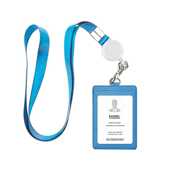 大容量 表と裏に名刺袋が1つずつありますので、正面の袋に挿入することで名刺や常用名刺を挿入することができ、裏面の袋に身分証明書、銀行カード、メモなどを入れることができます。 IDカードケース材料 良質なPUで作られ，手触りが柔らかい。窓膜は...