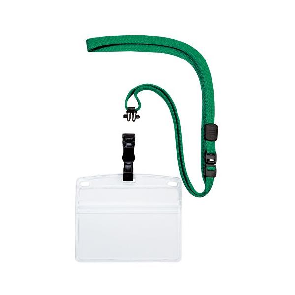 *名札用ケース・中紙寸法 / W97mm*H69mm(特大サイズ) *紐 / 10mm*90cm(幅*全長)生産国:日本文房具・オフィス用品:事務用品:名札・ホルダー