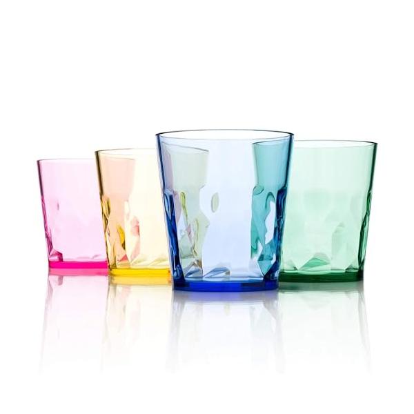 壊れないエレガンス 日本製  本物のガラスのような贅沢を、割れる心配なしに楽しめるドリンクグラスです。このプレミアムグラスは、壊れにくい最高品質の素材で作られ、どんなシーンにもぴったりです。100％日本製。スーパーグレードのアクリルプラスチ...