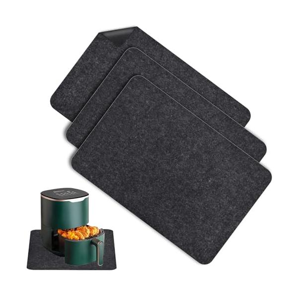 *高品質の素材：*エアフライヤーの熱耐性マットは、柔軟で耐久性のあるプレミアムフェルト素材から作られ、カウンタートップを傷に効果的に保護します。選択する2つの仕様があります。サイズ約30cmの円形熱保護パッド2枚セット。 約45*30cmの...