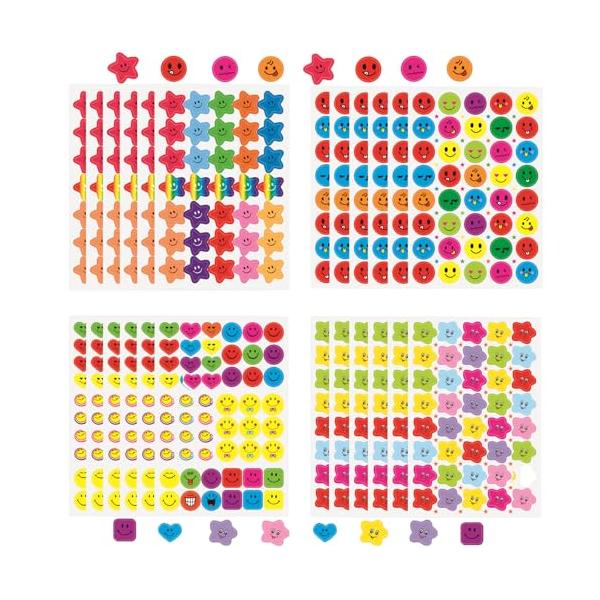 大容量設計 ：本奨励シールセットは40枚、合計1690枚と豊富で、使用量不足の心配はありません。 豊富なコンテンツ ：多様な表情と色を含む微笑と星のシールは、選択が多様で、面白さが強く、色が鮮やかで、子供の積極性を効果的に引き出すことができ...
