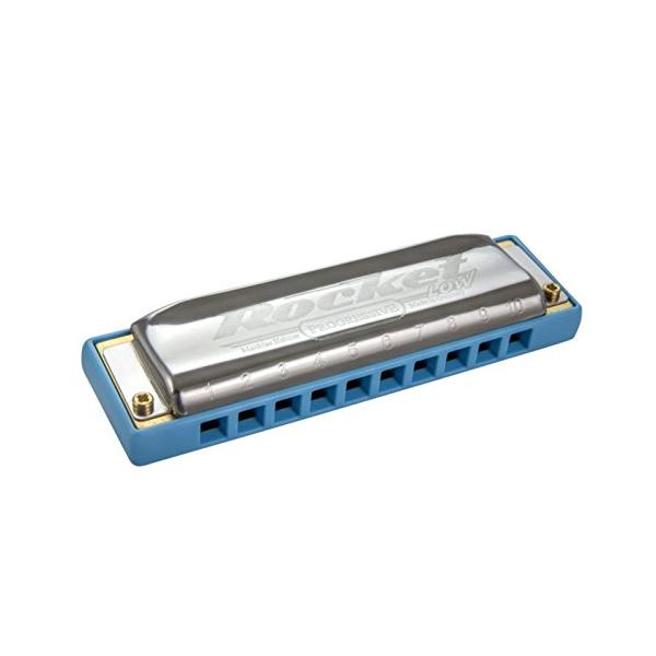 HOHNER ホーナー THE ROCKET LOW/Low-C ロケット・ロウ 10ホール ハーモニカドイツ製ボディ：ABS樹脂 BLUE キー：Low-C付属：専用ケース楽器・音響機器/管・吹奏楽器/フォーク・トラディショナル吹奏楽器/...