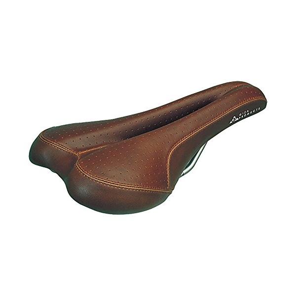 英語名：VL-1146 Saddleカラー:ブラウンPVCφ7mmクロモリレールセンターカットアウトL270*W140*H80mm362gスポーツ&amp;アウトドア:自転車:自転車パーツ:サドル