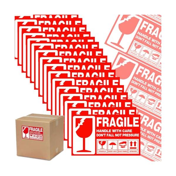 セット内容 荷札シール100枚セット 荷札シール - サイズ 13 x 7cm 荷札シール - 防水性 合成紙を使用している為、通常の紙素材のシールと比べて防水性能に優れ破れにくく、雨や水など屋外環境にも強いシールになっています。 目立ちや...