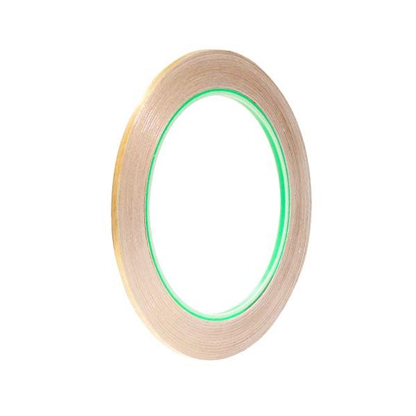 導電性粘着材使用。重ね貼りしても導電性があります。テープ幅: 3mm / テープ長さ: 20m厚さ: 0.05mm / 耐熱温度: 120*産業・研究開発用品:接着・補修:粘着テープ:アルミ・金属テープ