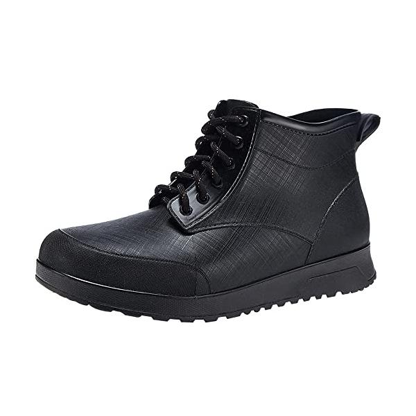 防水性抜群 防水性抜群の雨靴。濡れる心配不要で雨の日も快適に過ごせます。  快適でカッコいい とっても快適な履き心地。足にフィットして疲れにくいので、長時間でも心地よく過ごせます。  防滑性に優れ 強い防滑性で安心。滑りやすい地面でも滑りに...