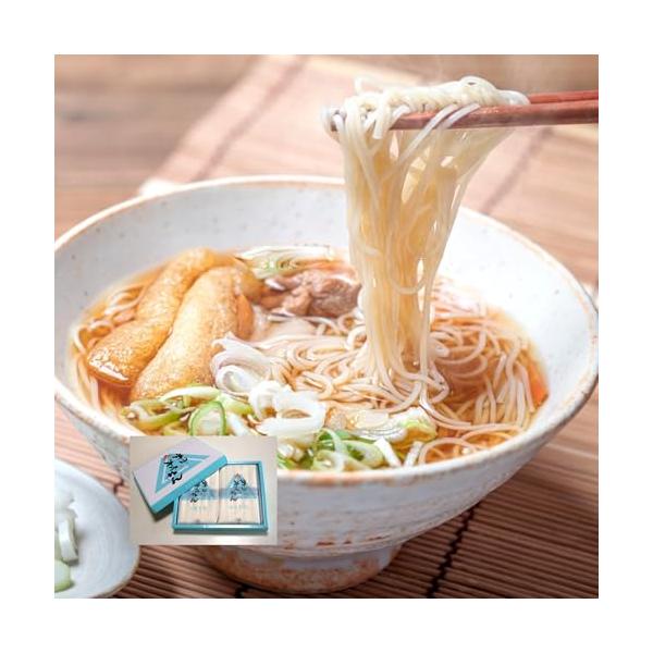 半田そうめんの美味しさの特徴は麺の太さです。麺が通常の素麺より太いので温めても麺のコシはそのままです。温めたにゅう麺やエスニック風、中華・韓国風調理などいろいろな料理を楽しめます。お届けする素麺は 100g*5本 が2袋入り。箱入りですので...