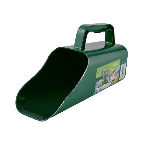 コンテナガーデン用のプラスチック製土入れ一般的な丸型と違い、口部分が角型(直線)なので、プランターの底部分にピッタリ形状。ビックサイズで能率アップ!持ち手つきで使い易い!DIY・工具・ガーデン/ガーデン/用土