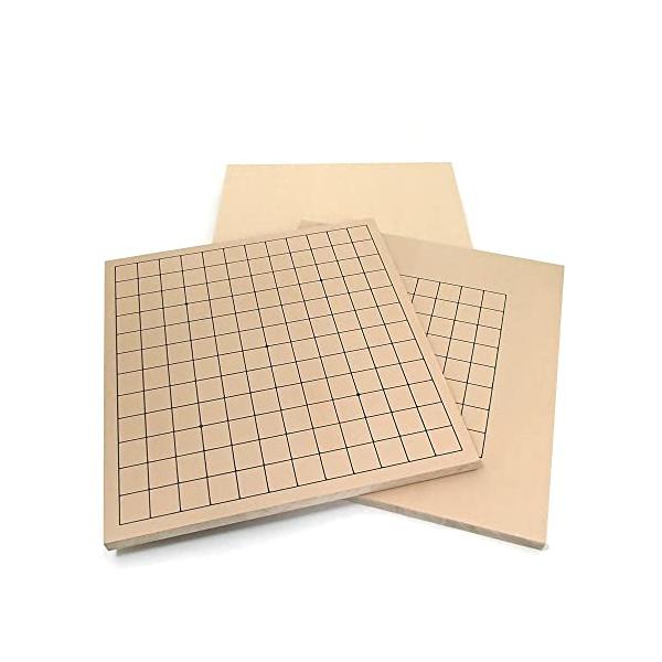 新桂9・13小路碁盤　囲碁入門に大変便利です。表面13路、裏面９路の両用盤これから囲碁を始める入門者や初心者の方におすすめです。サイズ：約31cm*28.5cm　厚さ：約12mm　重さ542g勿論、休み時間にちょこっと囲碁をお楽しみ頂くのに...