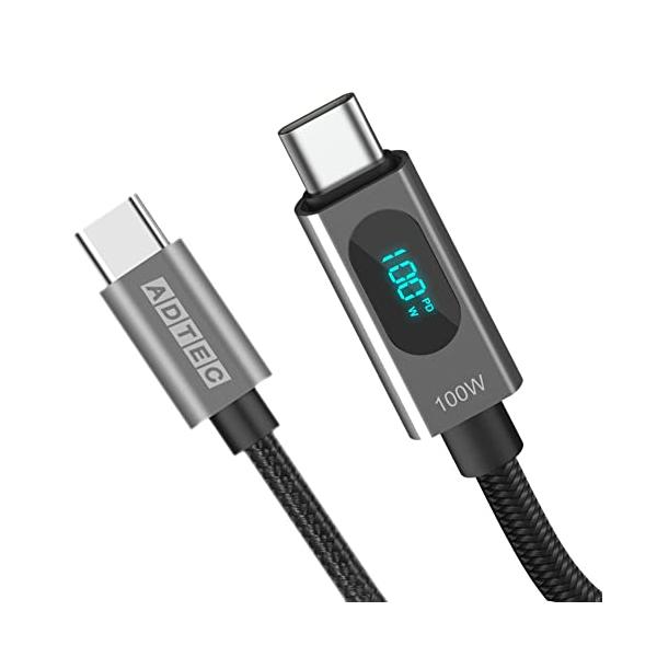 電力監視 スマートモニタリングチップ搭載 ：供給電力を監視する専用IC スマートモニタリングチップを搭載。給電するパソコンやスマートホンなどへの充電状態を監視致します。 100W高速充電対応 ：PD3.0に準拠した最大100W/20V/5A...