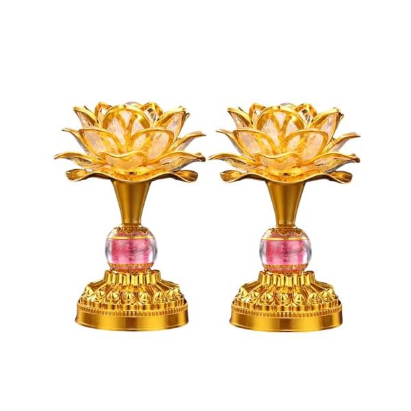 材質：アクリル、プラスチック　、チップ　サイズ：9cm*17cm 給電： USBケーブル 　セット内容： 蓮華灯 *2、USBケーブル*2蓮花はアクリルを採用しますので、耐高温、防錆、耐腐食、色あせしにくく、老化しにくいです。給電対応  U...