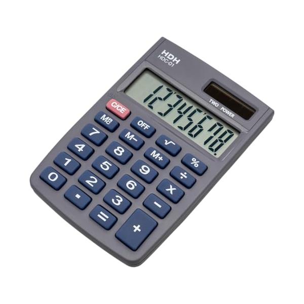 カバーが付いた小型サイズの8桁表示電卓約33gと軽量なので持ち運びに便利。幅広い使い方ができます電源に太陽電池と電池を使用。自動的に電源がOFFになる、電力消費を防ぐオートパワーオフ機能付き機能：メモリー、オートパワーオフ、2種電源本体サイ...