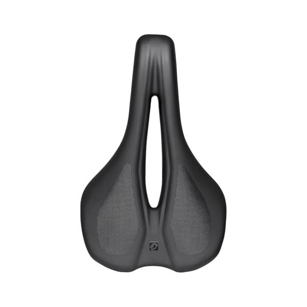 商品内容 ：自転車サドル  サイズ ：長さ248mm, ウイング幅155mm  重量 ：240 g  レール ：スチールレール  仕様 ：ポリウレタンフォームパッド、耐衝撃性樹脂PPベース、PU黒レザートップ*ショートノーズサドル *漕ぎや...