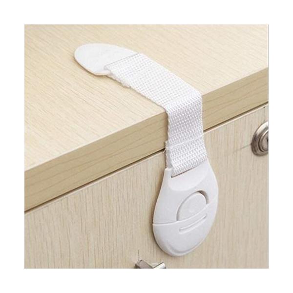 Enjoygo 引き出しロック ベビーガード ストッパー 子供 安全ロック 10個 開閉禁止 戸棚 引き戸 いたずら防止ベビー&amp;マタニティ/セーフティー/ドアロック・ストッパー