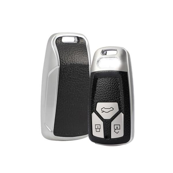 Audi専用 アウディスマートキー専用のキーカバーです。キーカバーは愛車のキーにぴったりフィットしますマルチアングルでキーを柔らかく保護します。同時に、電波遮断しない設計を採用され、電波受信にお困りは少ないです。キーカバーはよくキーを守って...
