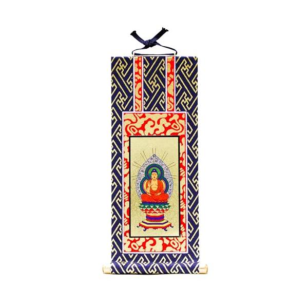 お仏壇の御本尊としてご使用ください。付属の法輪で留めてお祀りください。菩提寺によって宗派の本尊が異なる場合がございます。詳しくは菩提寺にお尋ねください。ホーム&amp;キッチン:仏具・神具:仏間・神道用掛軸・表装
