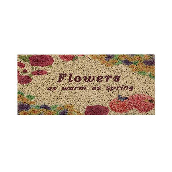 サイズ:幅24*奥行55*高さ1cm材質:本体/塩化ビニル樹脂原産国:中国お手入れ時は土やほこりを払い落し、軽く水洗いしてください。強くこすり洗いすると色落ちの原因になります。水洗い後は影干しをして、乾かしてからご使用ください。ホーム＆キッ...