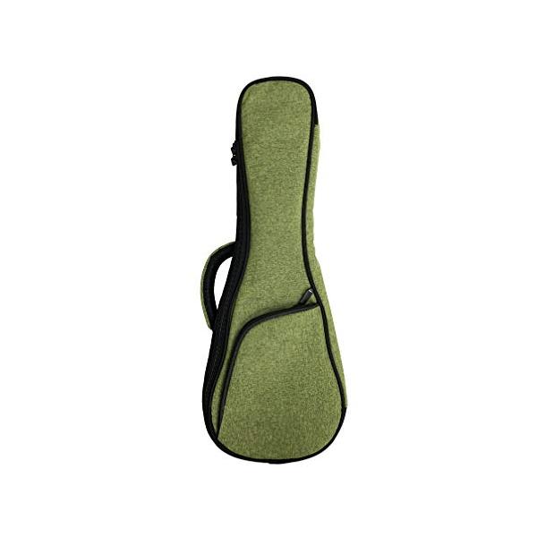 KIWAYAオリジナルソフトケース。軽量で2ショルダー付。マットな質感にシンプルで落ち着いた色合いが使いやすいデザイン。簡易的な薄手のナイロンケースよりもクッション性があり、大切なウクレレを守ってくれます。内寸：全長565mm/最大横幅19...