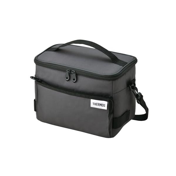 色：ブラックサイズ：5L部活・学校のお弁当や、アウトドアシーンに。ソフトクーラー 容量5Lモデルサイズ(約):幅24*奥行き15*高さ19cm、本体重量(約):300ｇ容量:約5L (350ml缶なら6缶、500mlペットボトルなら4本入る...