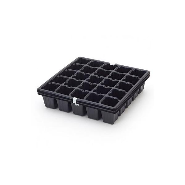 外寸:285*285*56.5mmセル数(列数):25(5x5)セルサイズ:49x49mm、底穴寸法:8mm入数:10枚材質:PSPPDIY・工具・ガーデン:ガーデン:農業・園芸用資材:苗箱