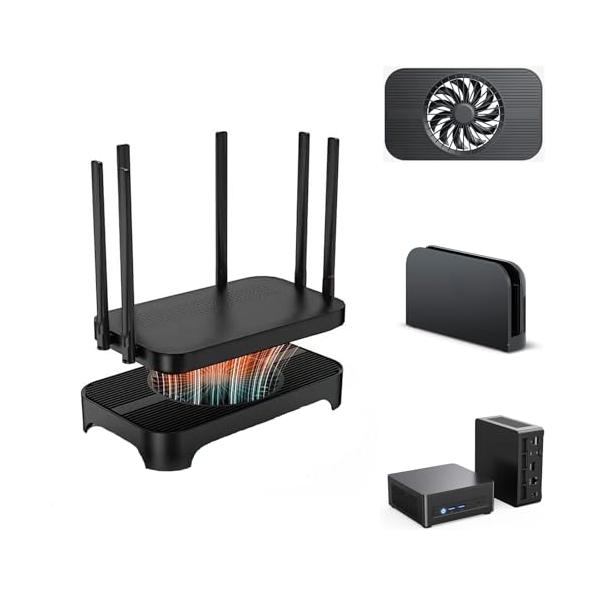 多機種対応 この冷却スタンドはSwitch 2 dock、ルータ、小型PCに対応可能。2025年に新しく発売されたSwitch 2世代投影スクリーンモードでは、本体が4K超清画質を長時間出力すると大量の熱が発生するため、Switch 2の放...