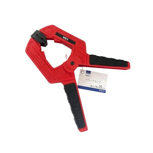 用途:工作物の接着や釘打ちなどの仮止めの際にサイズ(約):D178*148*H37mm重量(約):124gクランプ部(フリーガイド)サイズ(約):D30*W21*H8mm口開きサイズ(約):75mmふところ深さ(約):65mm注意:ナイロン...