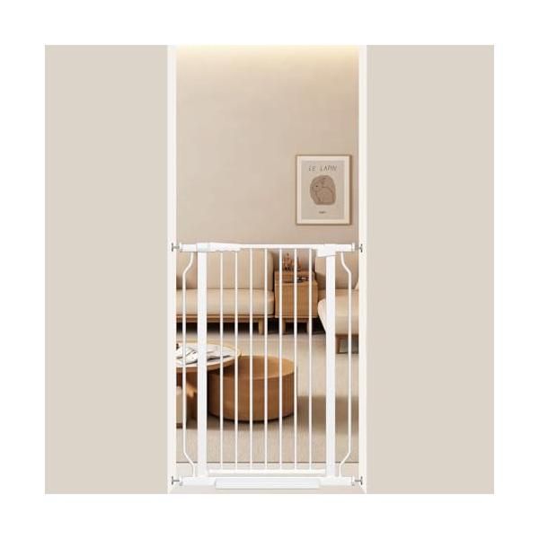 サイズ：75-83cm「高さ100cm以上」つかまり立ちの赤ちゃんがよじ登れないように考えた高さ103cm以上のベビーゲート、セーフティー安全ゲート、ハイゲート。高さ103cm、幅は75cmから238cmまであります。玄関、階段上、キッチン...