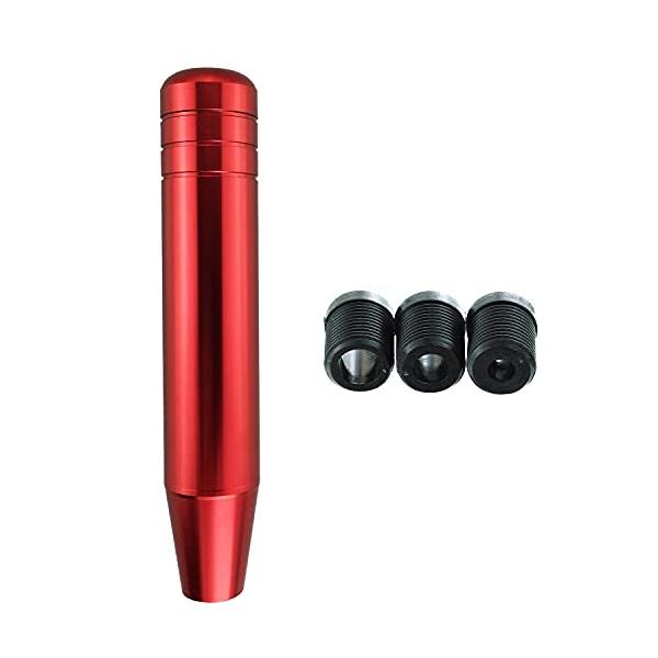 18cmシフターノブはアルミニウム合金で作り、表面はスムーズである。オリジナルのシフトノブのための置換。インストールしやすく、車で完全に定着させなさい。3pcs違うプラスチックアダプターを含みなさい。発作シフタは5/16インチから9/16イ...