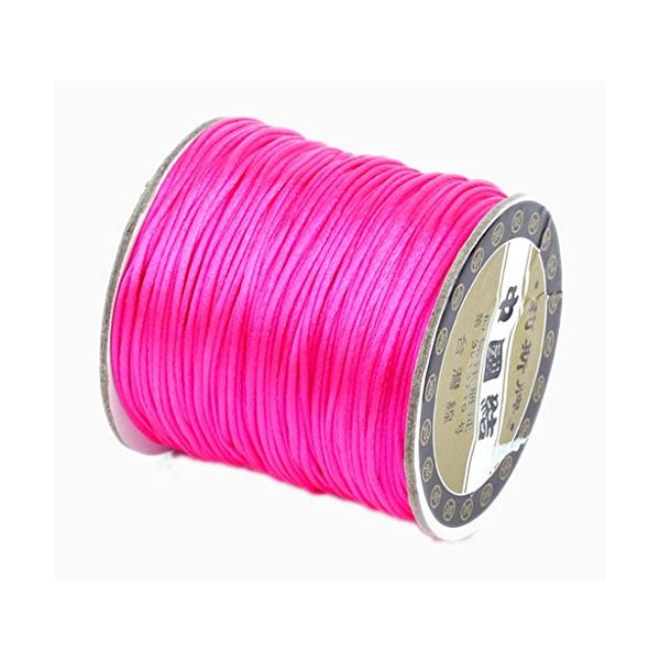 材質：ナイロンサイズ：直径1.5mm*70m中国結に使用される玉線。手芸やDIYが好きな方におすすめです。写真は実際の色と見比べて、ひとつひとつなるべく同じ色になるように努力していますが、画面により、色味が違う場合がございます。ご了承くださ...