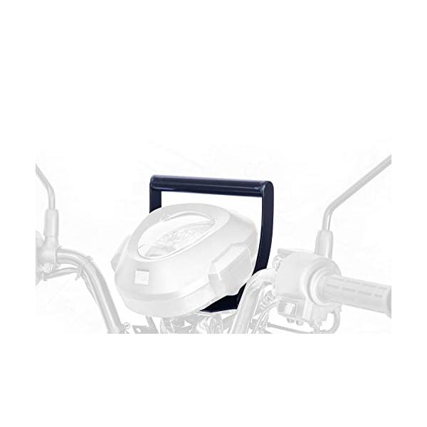 ナビやスマホを見やすい位置に取り付けられるクロスカブ110用のハンドルマウントステーです。大きく目線をずらすことなく確認ができるようにメーター上のスペースに設定取り付けパイプ径：22.2mmスチール製ブラック仕上げ適合車種：CROSS CU...