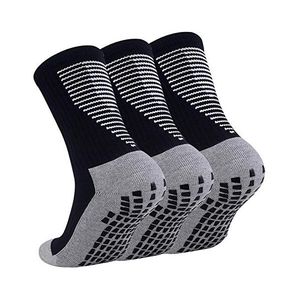 滑りにくい - グリップゴムトレッドはどんな状況でも安全と安心を提供します。独自のトレッドデザインにより、ほぼすべての路面で最大の牽引力を発揮します。トレッドは高品質で床を傷つけません。私たちの靴下は登山、 テニス、ゴルフ 、サッカー、サイ...